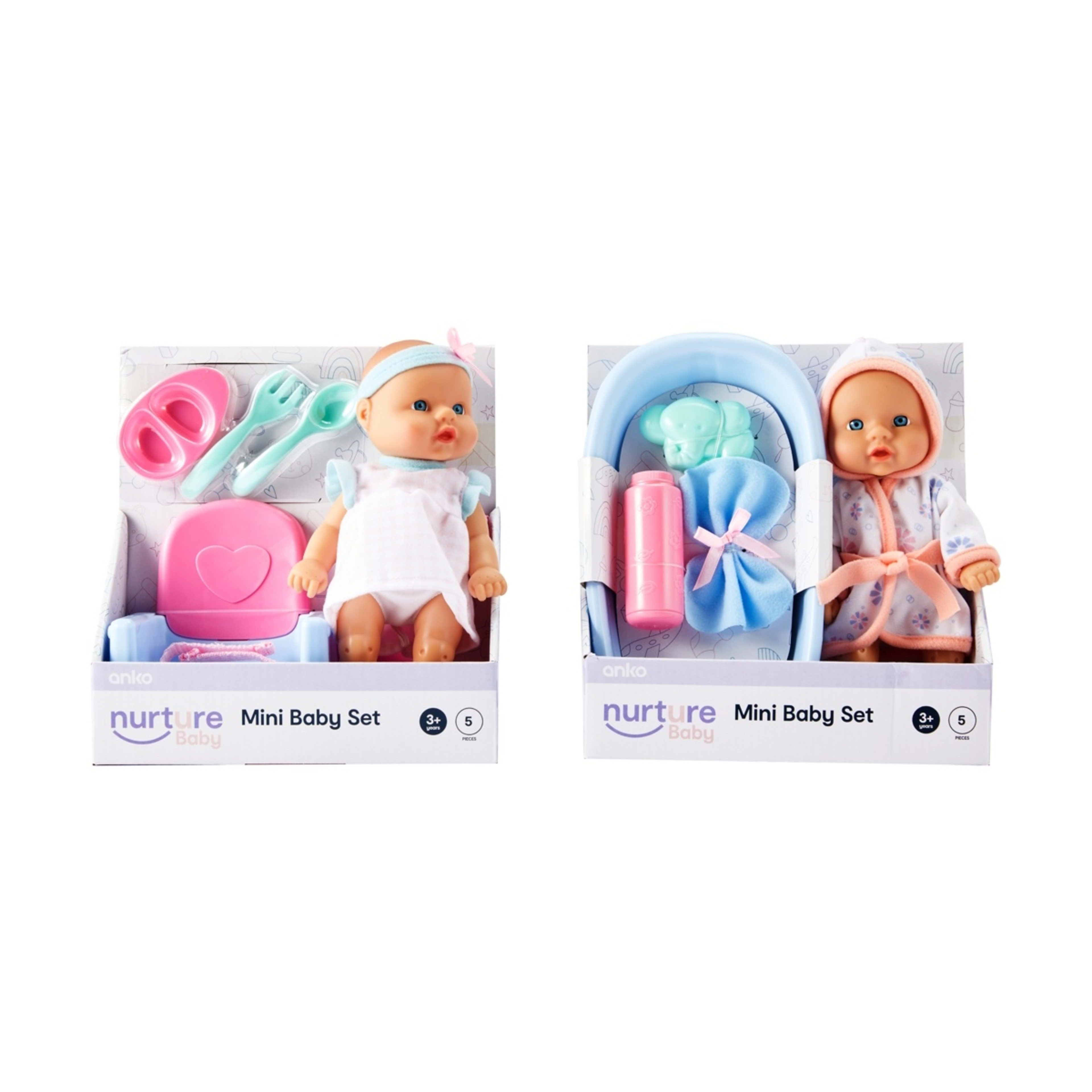 5 Piece Nurture Baby Mini Baby Set - Assorted - Kmart NZ