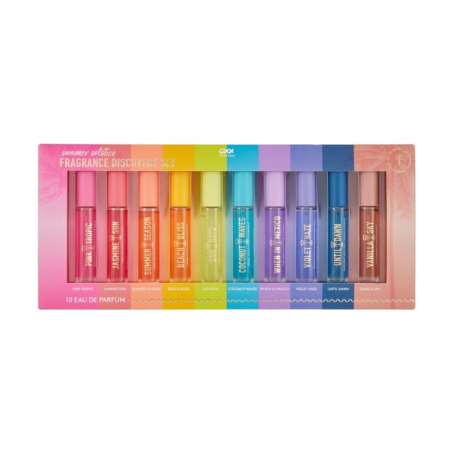 OXX Fragrance 10 Pack Summer Solstice Fragrance Discovery Set - Kmart NZ