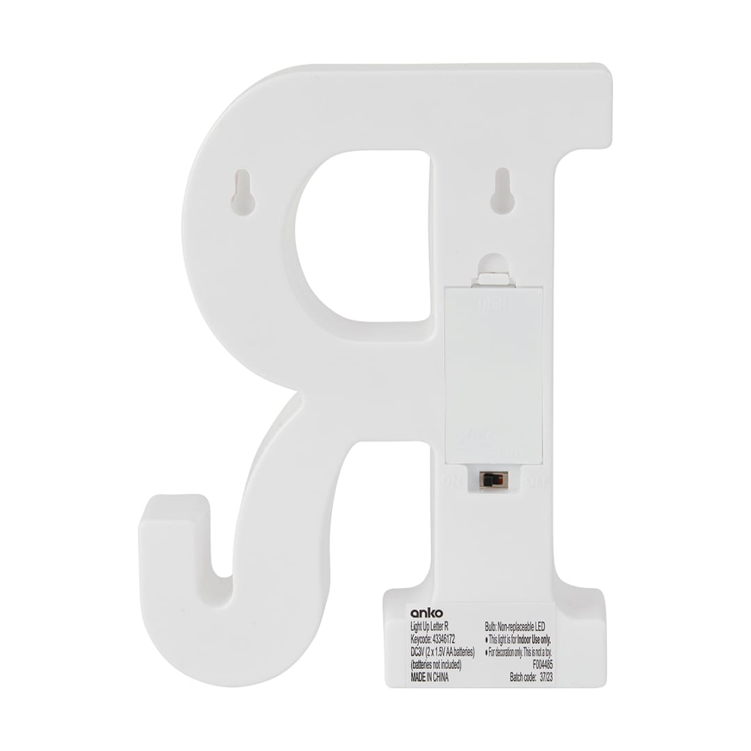 Light Up Letter - R - Kmart