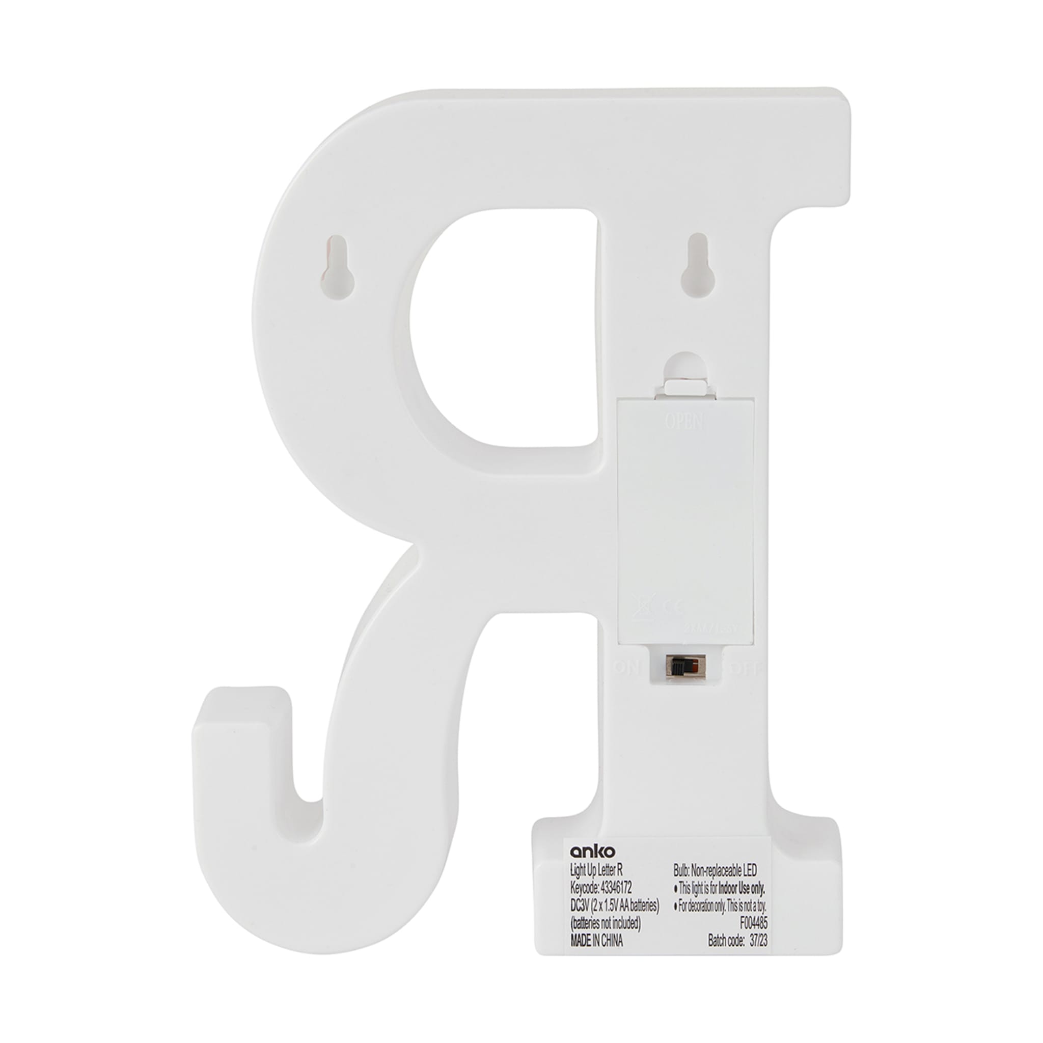 Light Up Letter - R - Kmart