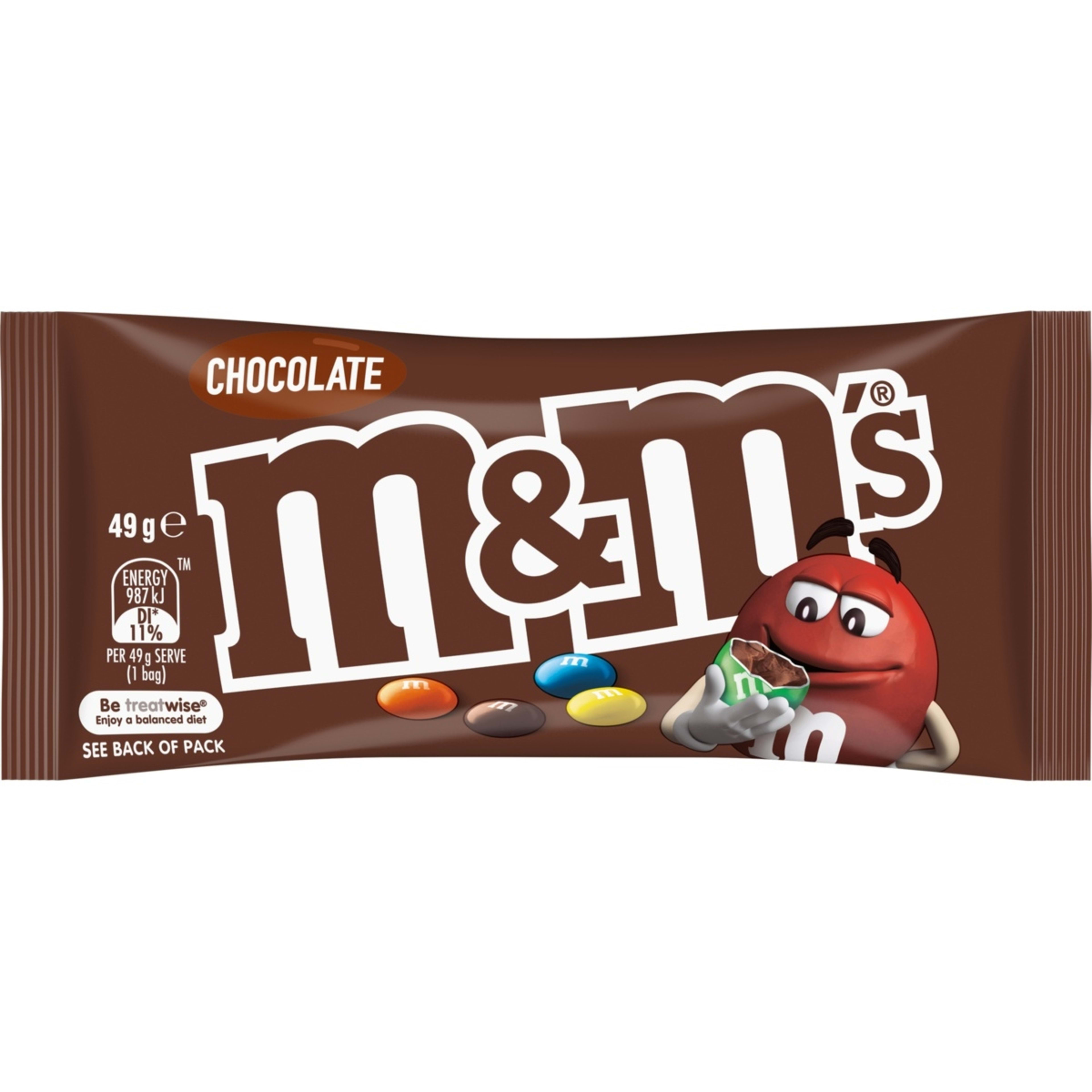 M&M's Milk Chocolate Singles Bag 49g - Kmart
