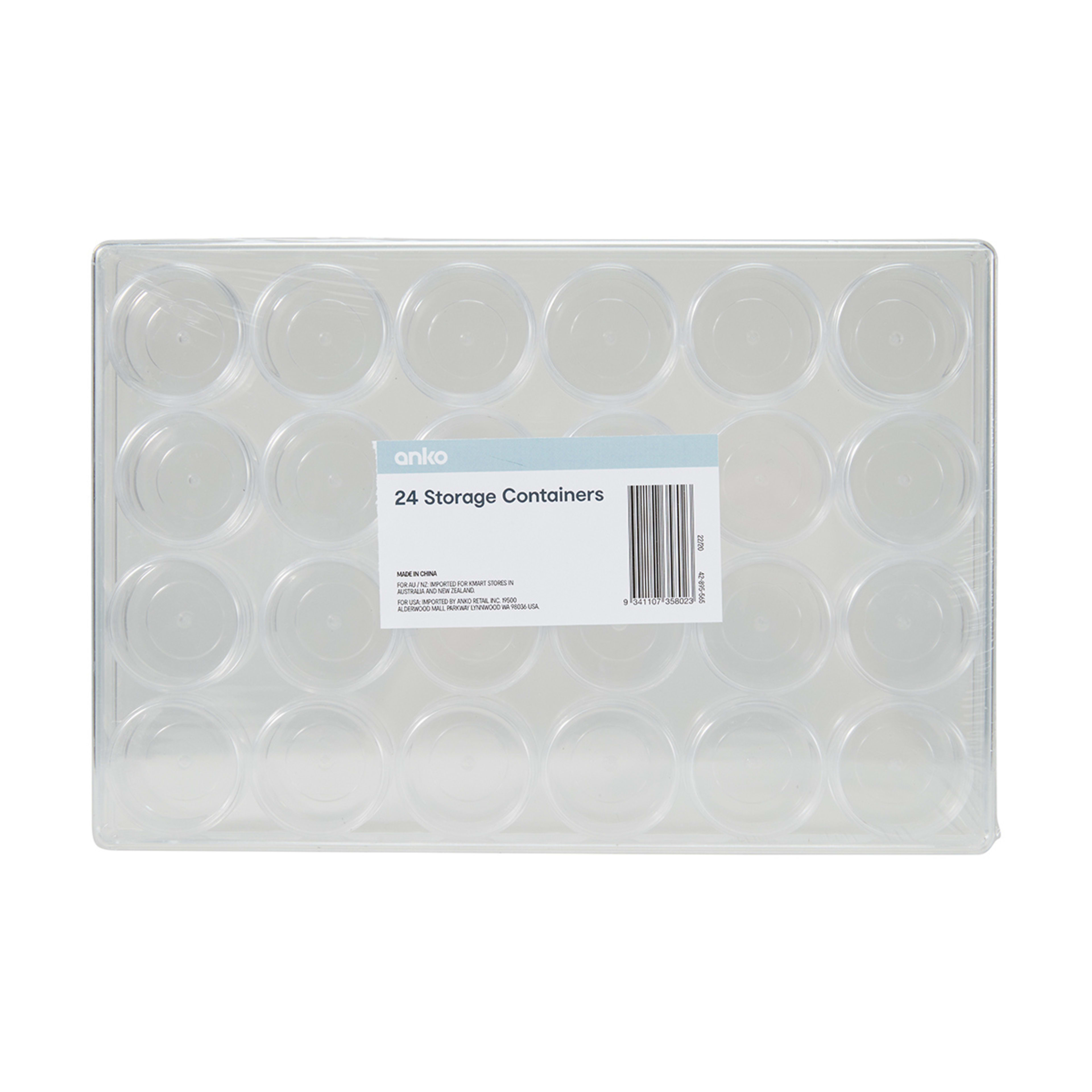 24 Pack Storage Containers - Kmart