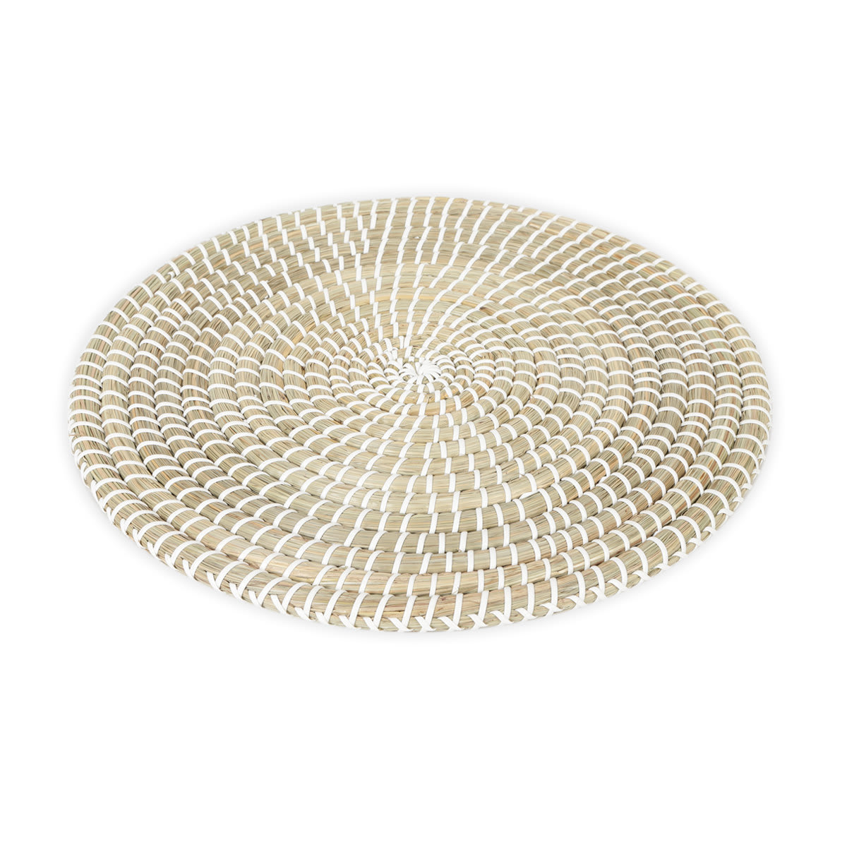 White Coil Round Placemat - Kmart