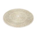 White Coil Round Placemat - Kmart