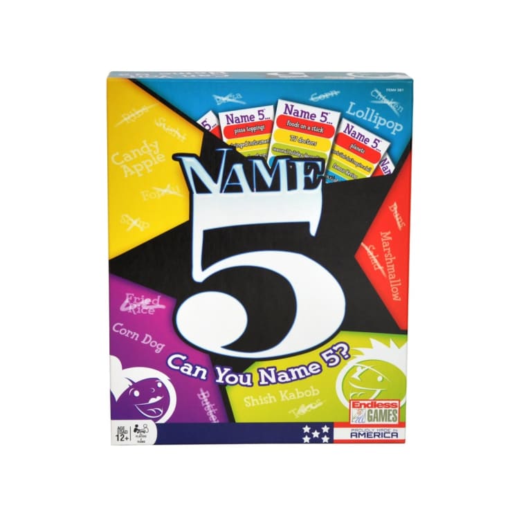 Can You Name 5 Board Game - Kmart