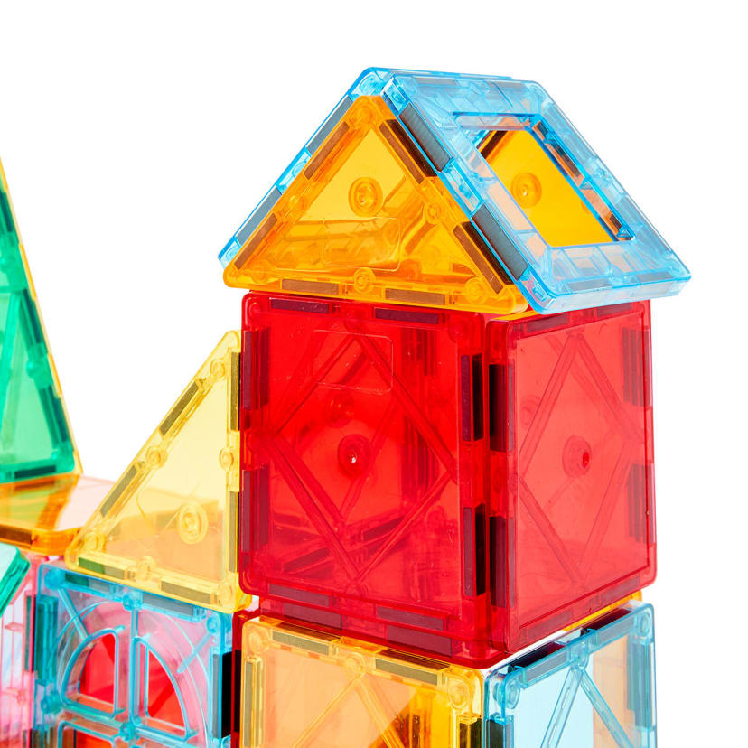 100 Piece Magnetic Castle Tiles Mega Set - Kmart
