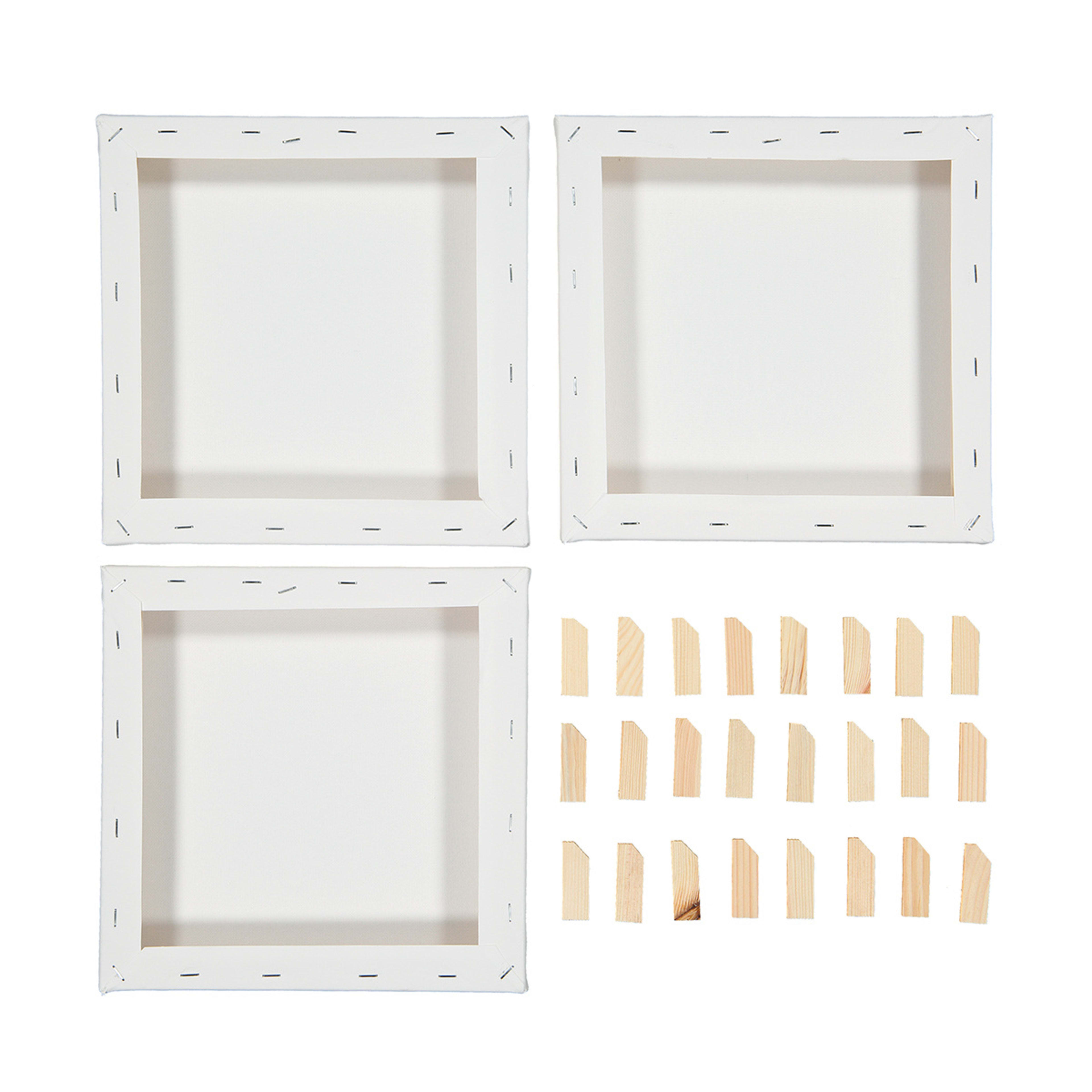 10in. x 10in. Deep Edge Stretched Canvas - 3 pack - Kmart