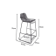 91cm Upholstered Bar Stool - Kmart