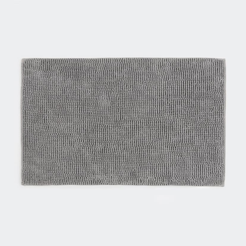 Soft Toggle Bath Mat - Silver Look - Kmart