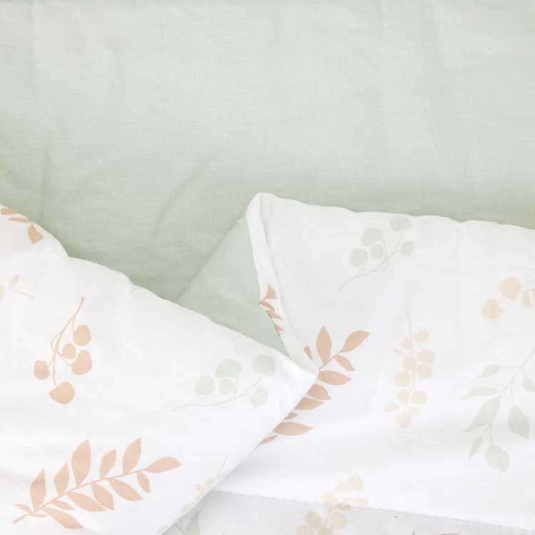 Reversible Cotton Cover Cot Comforter Set - Autumn - Kmart NZ