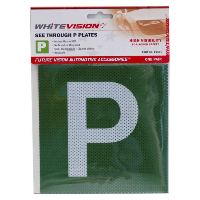 Whitevision See Through P Plates - VIC/WA - Kmart