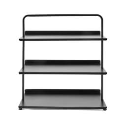 3 Tier Black Shoe Rack - Kmart