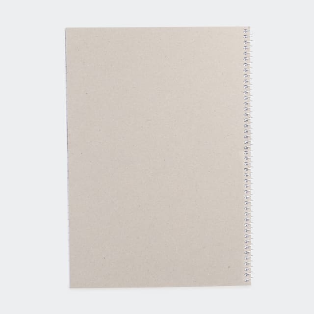 240 Page A4 Spiral Notebook - Black and White - Kmart