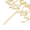 Gold Look Happy Birthday Cake Topper - Kmart