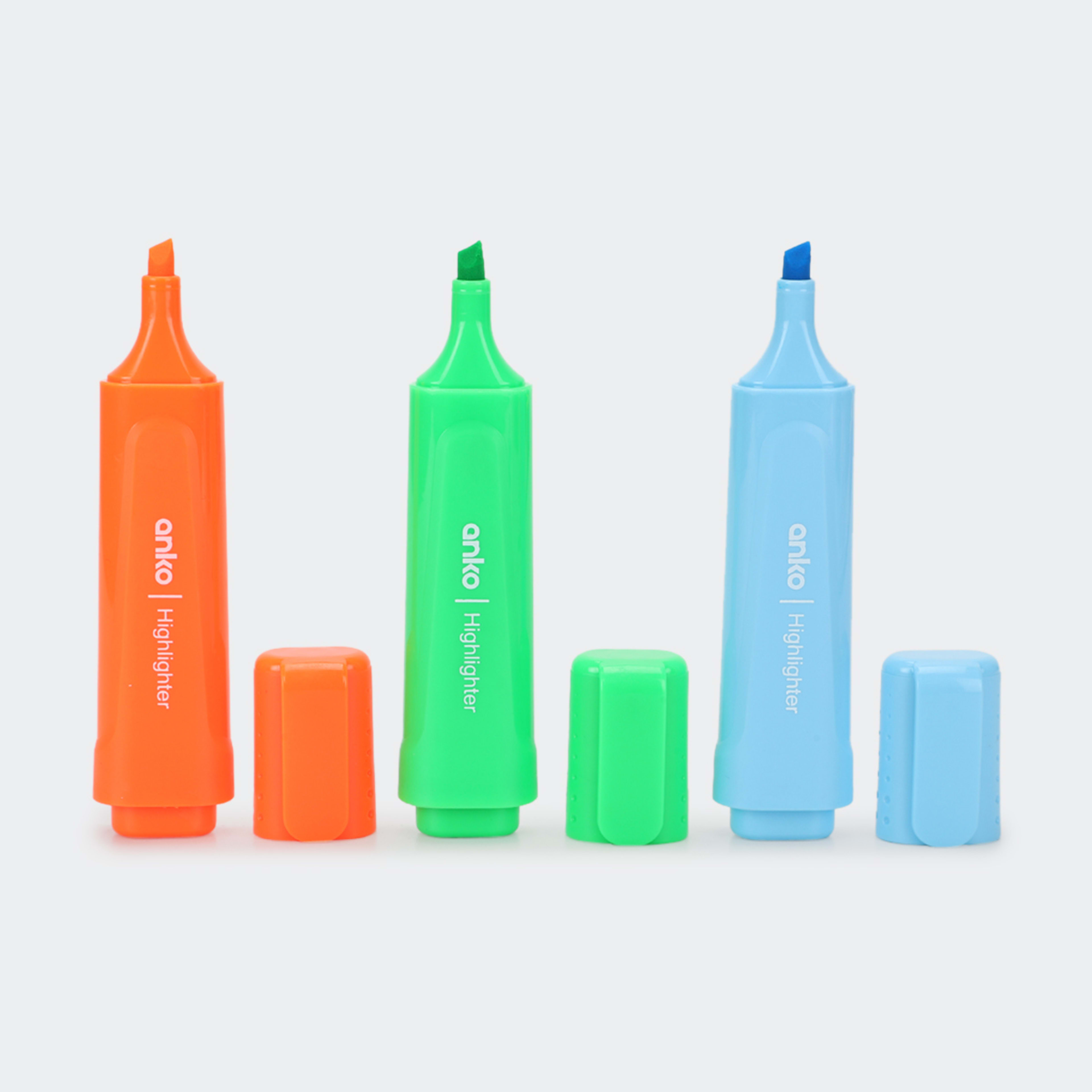 6 Pack Highlighters - Neon - Kmart
