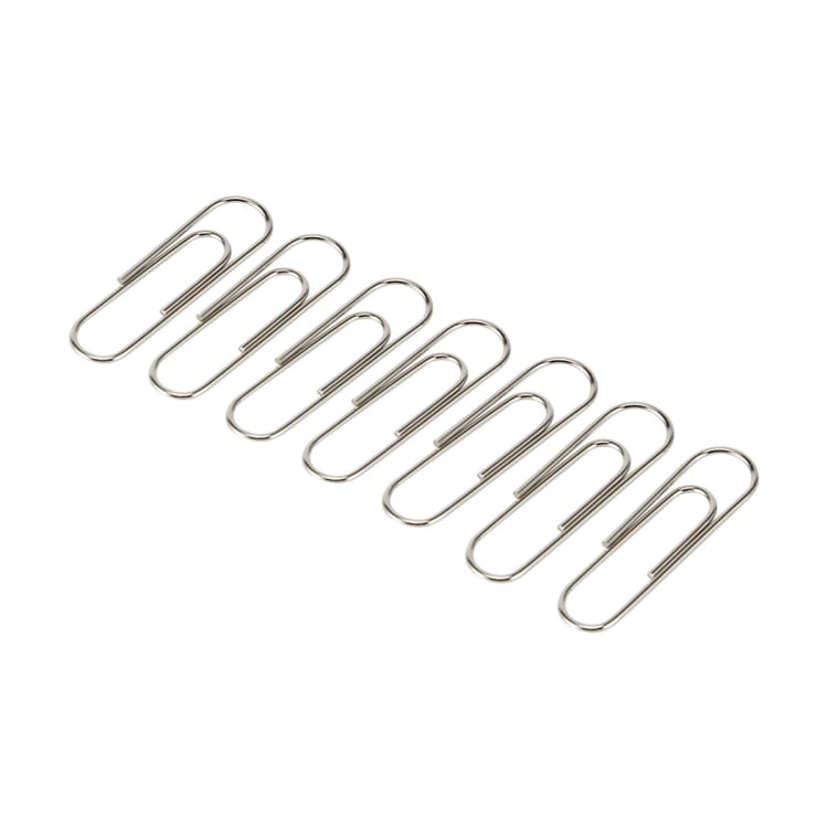 250 Pack 28mm Paper Clips - Silver - Kmart