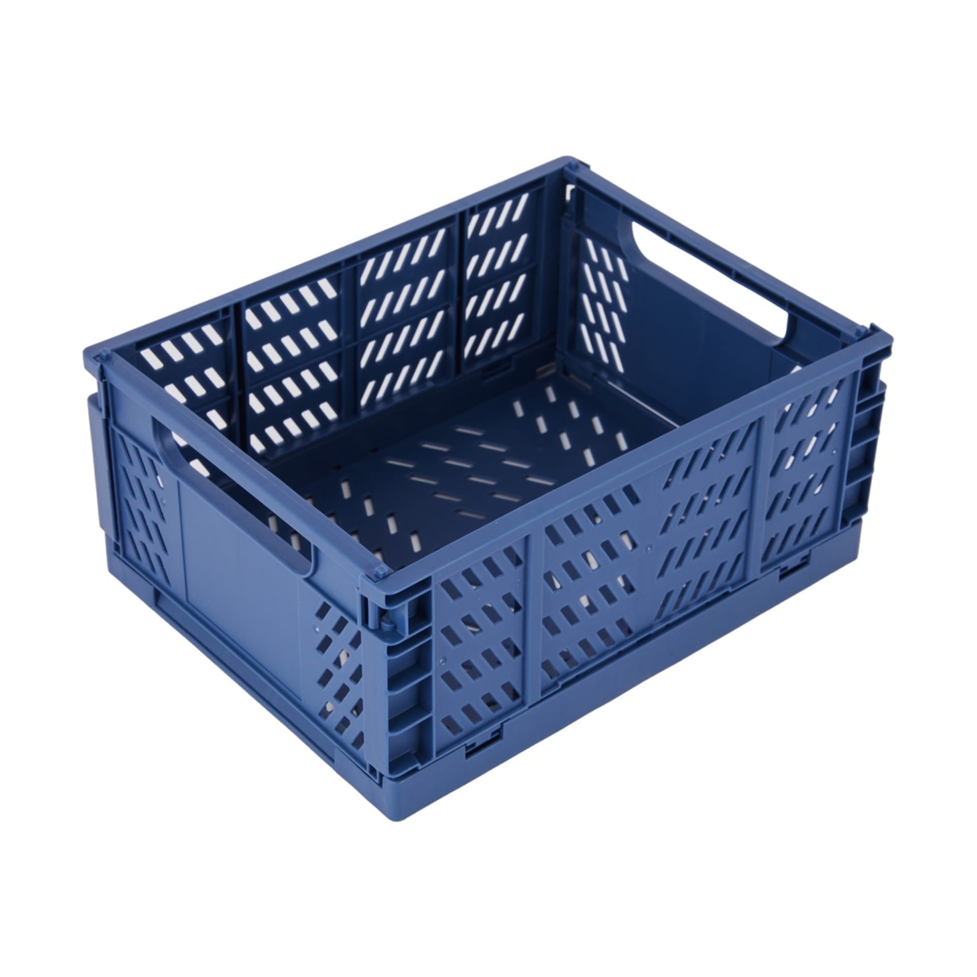 2 Pack Large Collapsible Containers - Purple and Navy - Kmart NZ