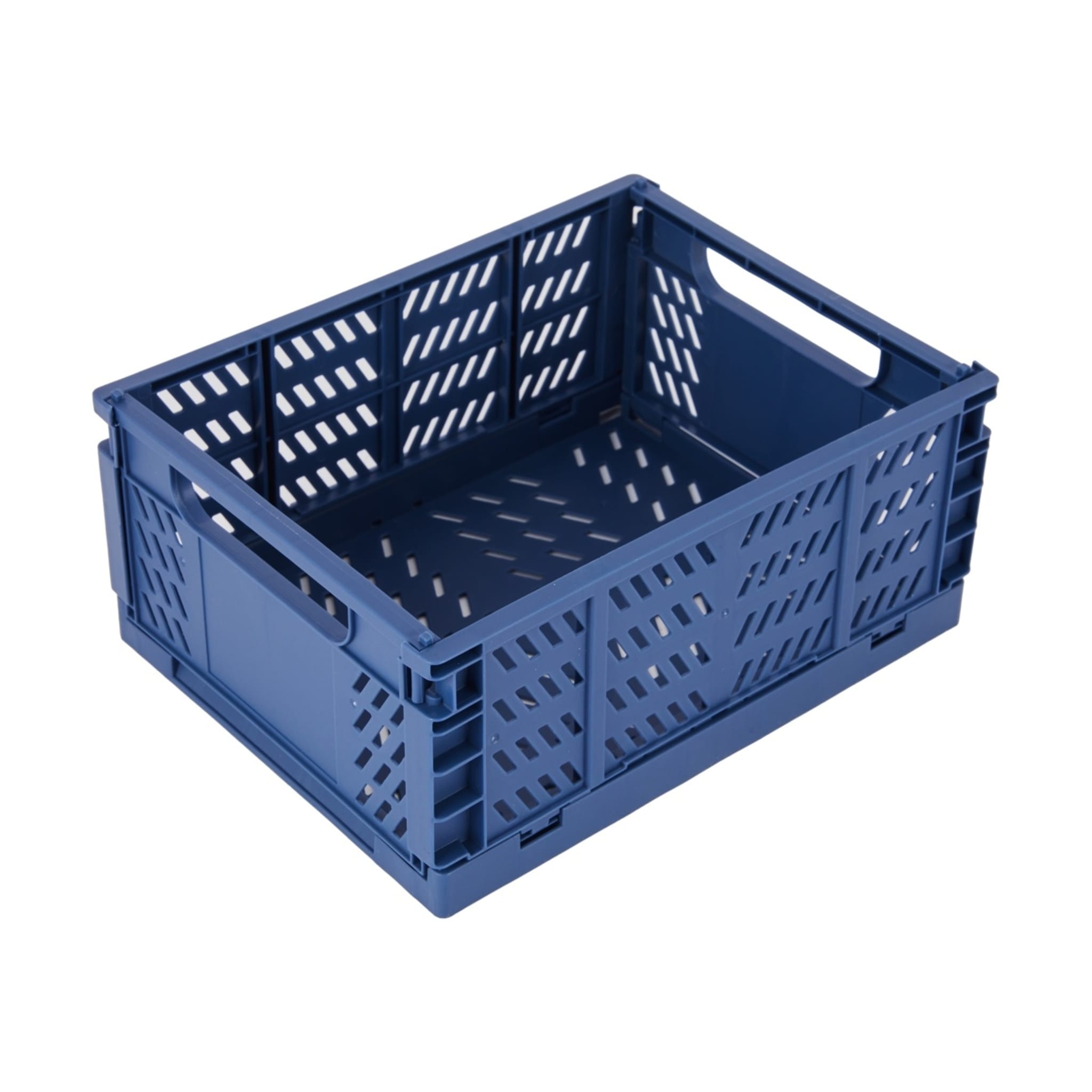 2 Pack Large Collapsible Containers - Purple and Navy - Kmart NZ