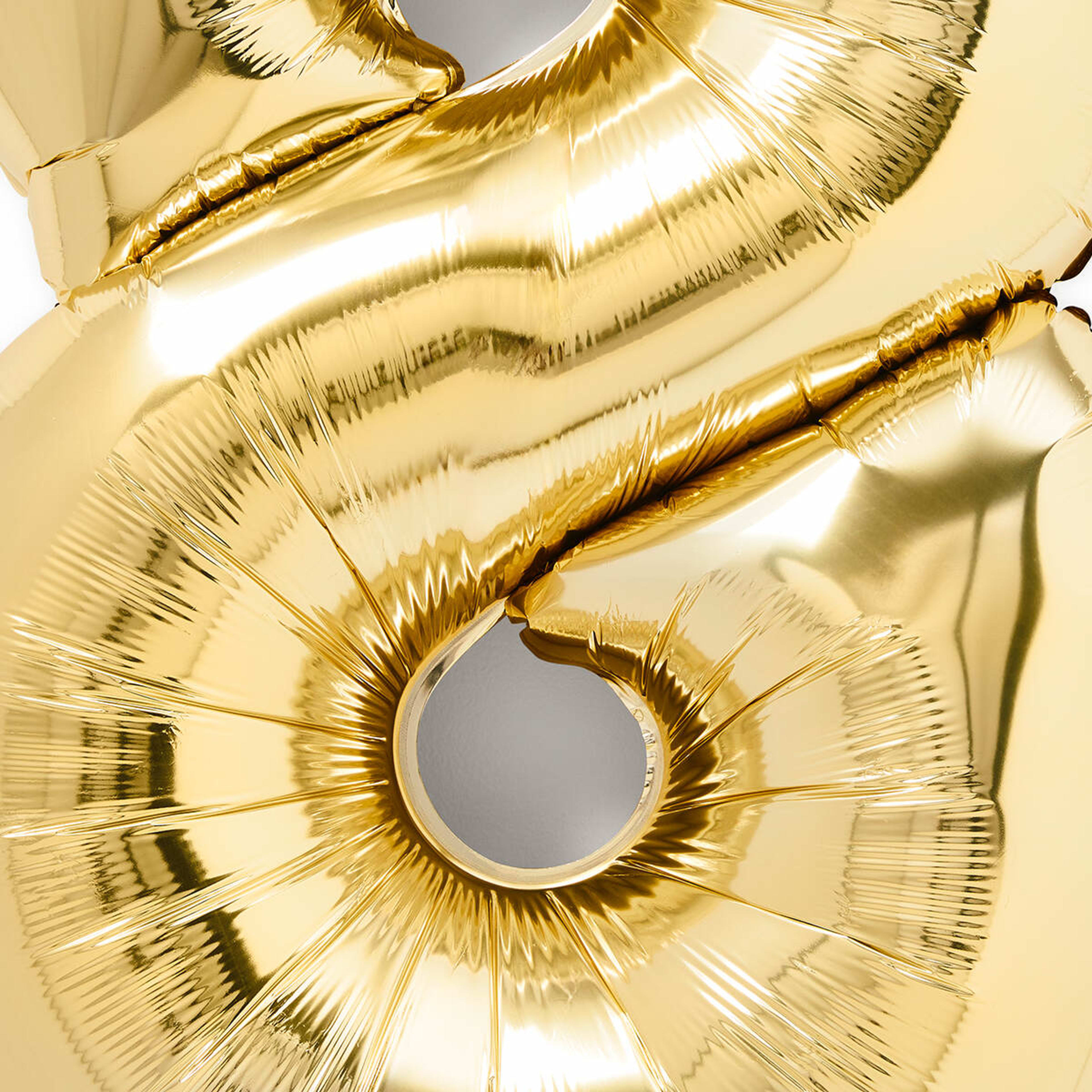 Gold Look Giant Number 8 Foil Balloon - Kmart