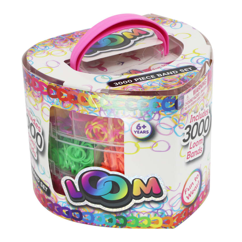 3000 Piece Loom Band Set - Kmart