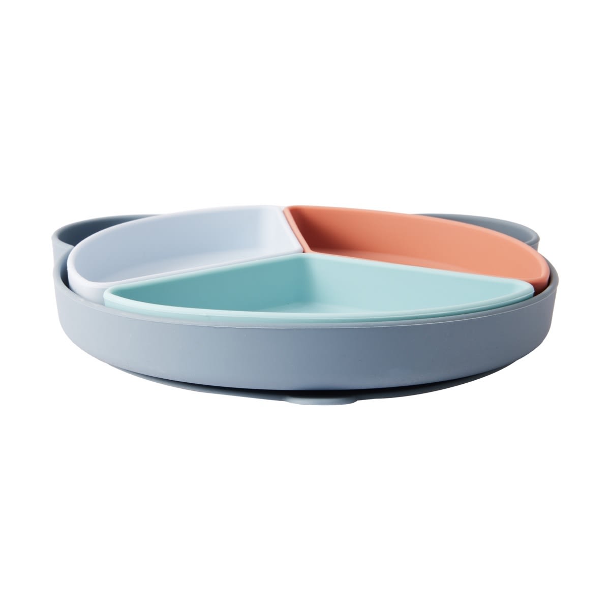 Silicone Suction Divided Plate - Kmart