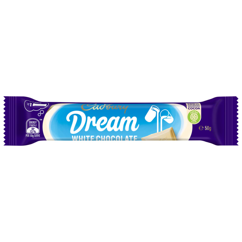 Cadbury Dream White Chocolate Bar 50g - Kmart