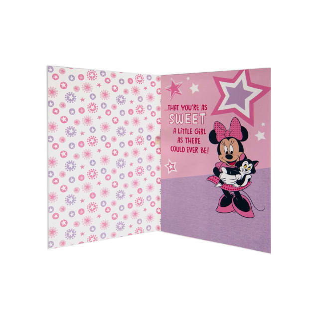 Hallmark Disney Interactive Birthday Card - Minnie Mouse and Figaro - Kmart