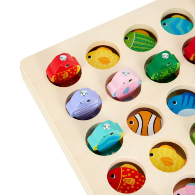 Wooden Alphabet Fishing Playset - Kmart