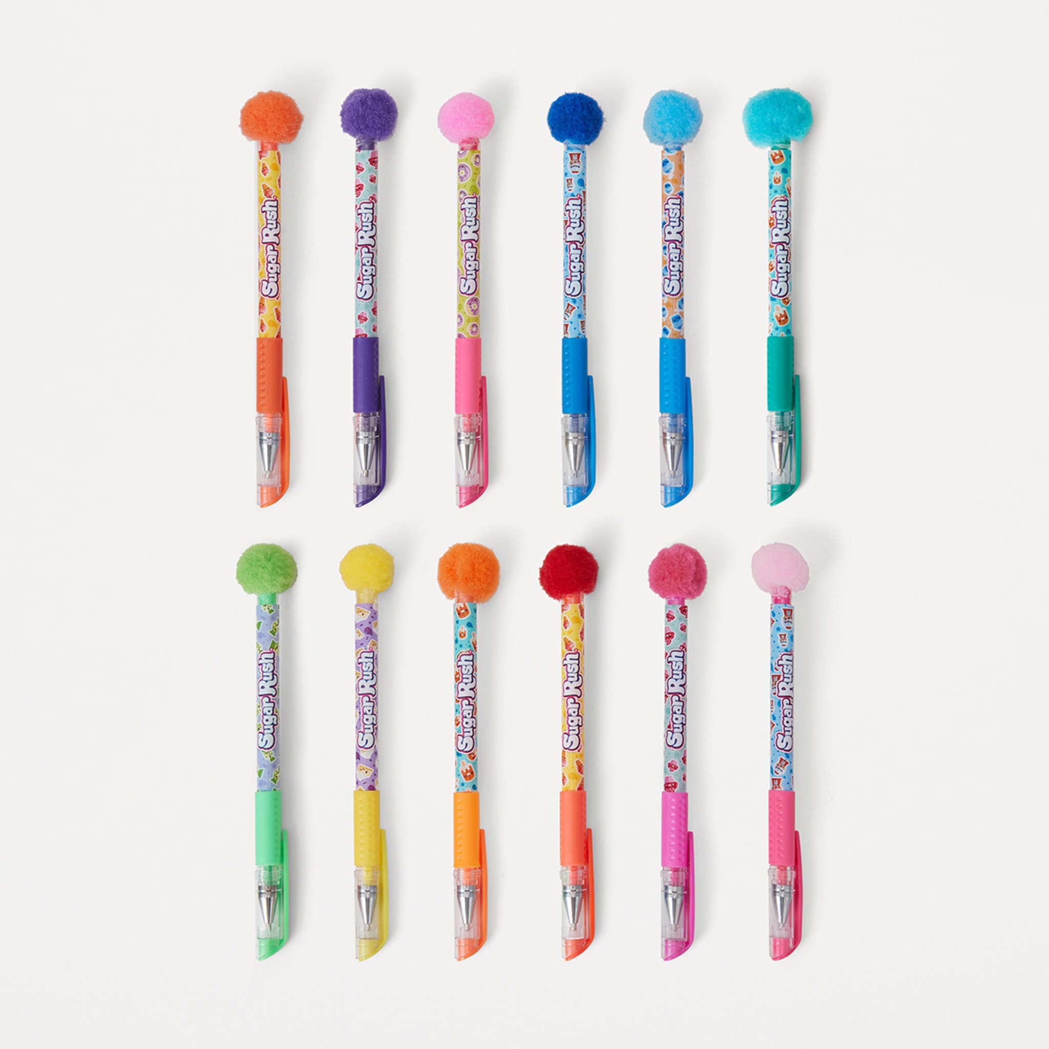 12 Pack Sugar Rush Candy Scented Gel Pens - Kmart