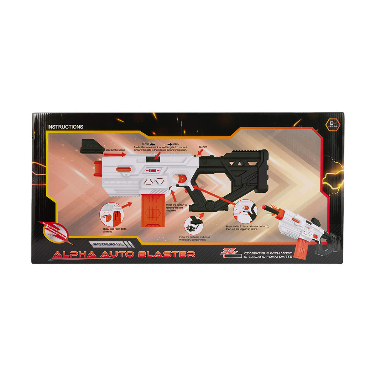 36X Powerful Alpha Auto Blaster - Kmart