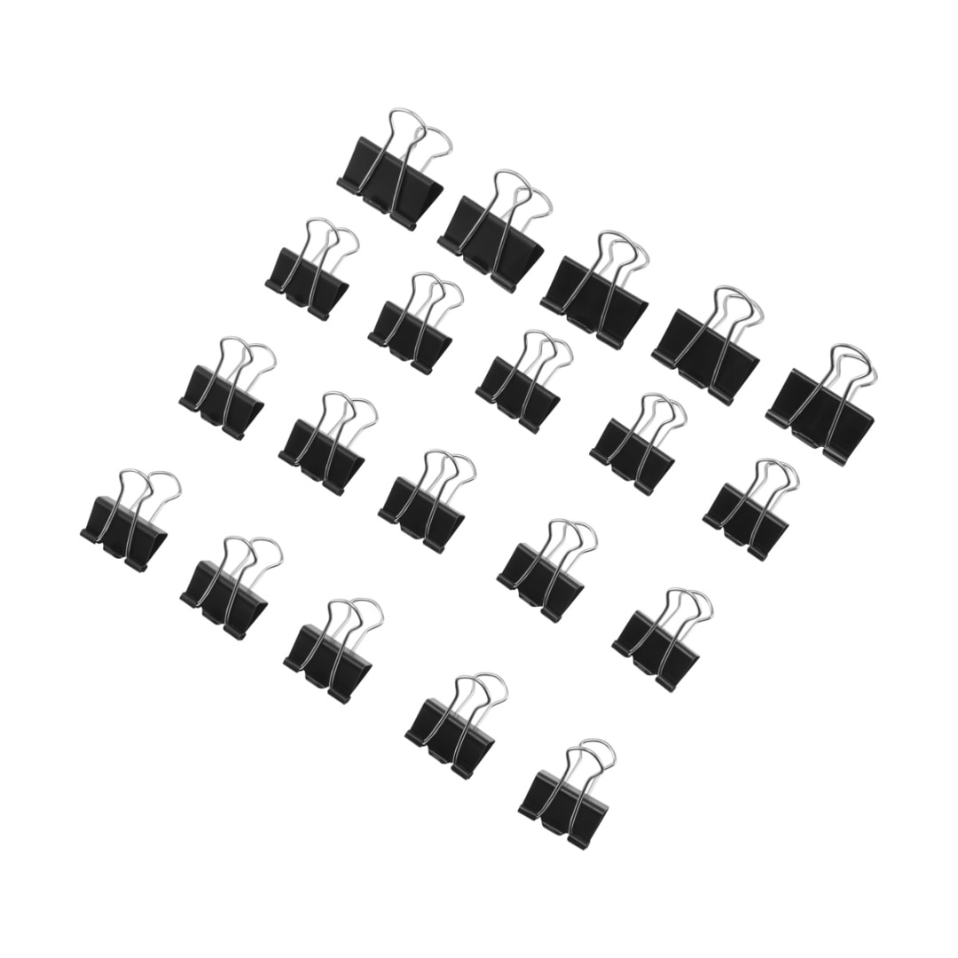 20 Pack Foldback Clips - Kmart