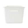 18L Ribbed Container - White - Kmart