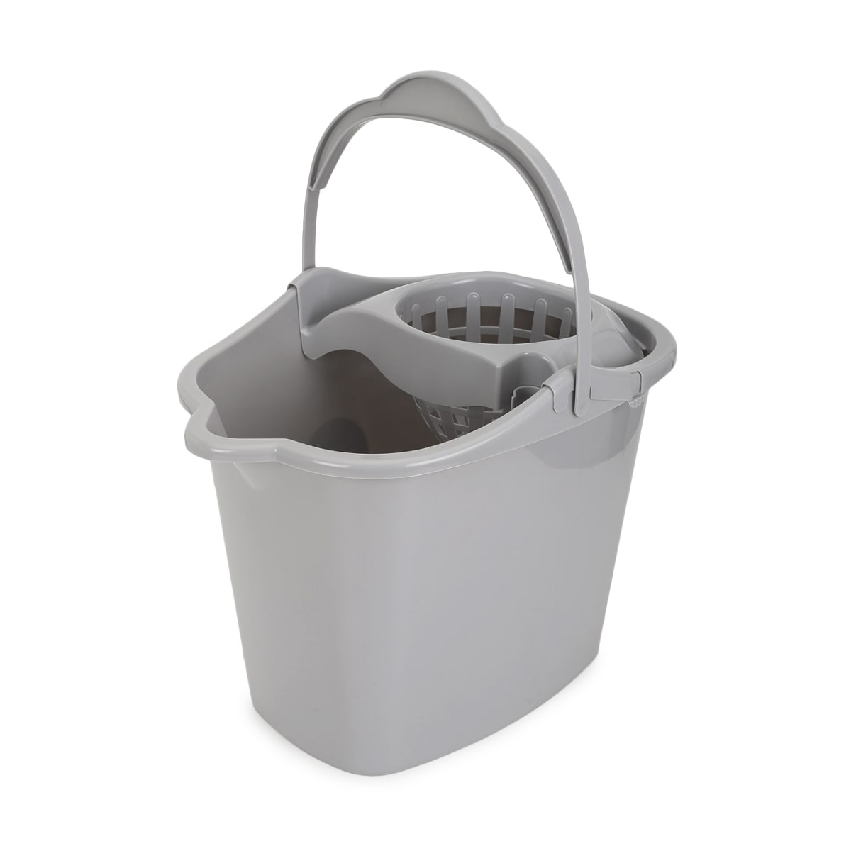 15L Bucket with Wringer - Grey - Kmart