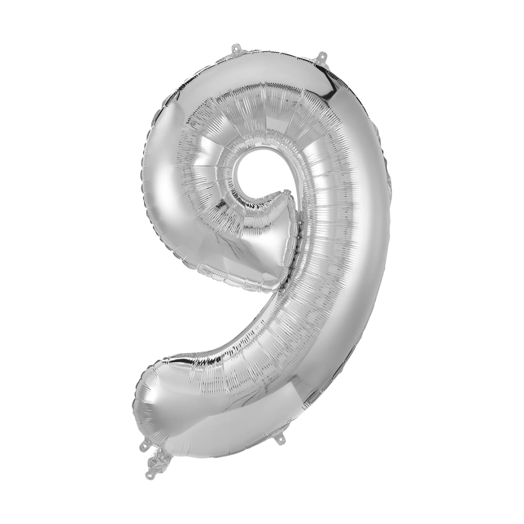 Giant Number 9 Foil Balloon - Kmart