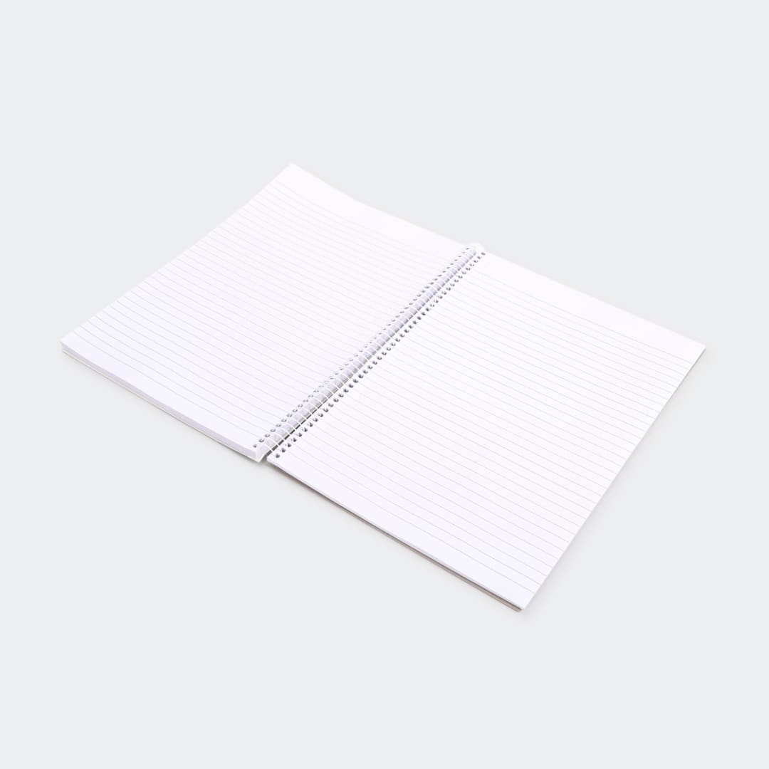 240 Page A4 Spiral Notebook - Black and White - Kmart