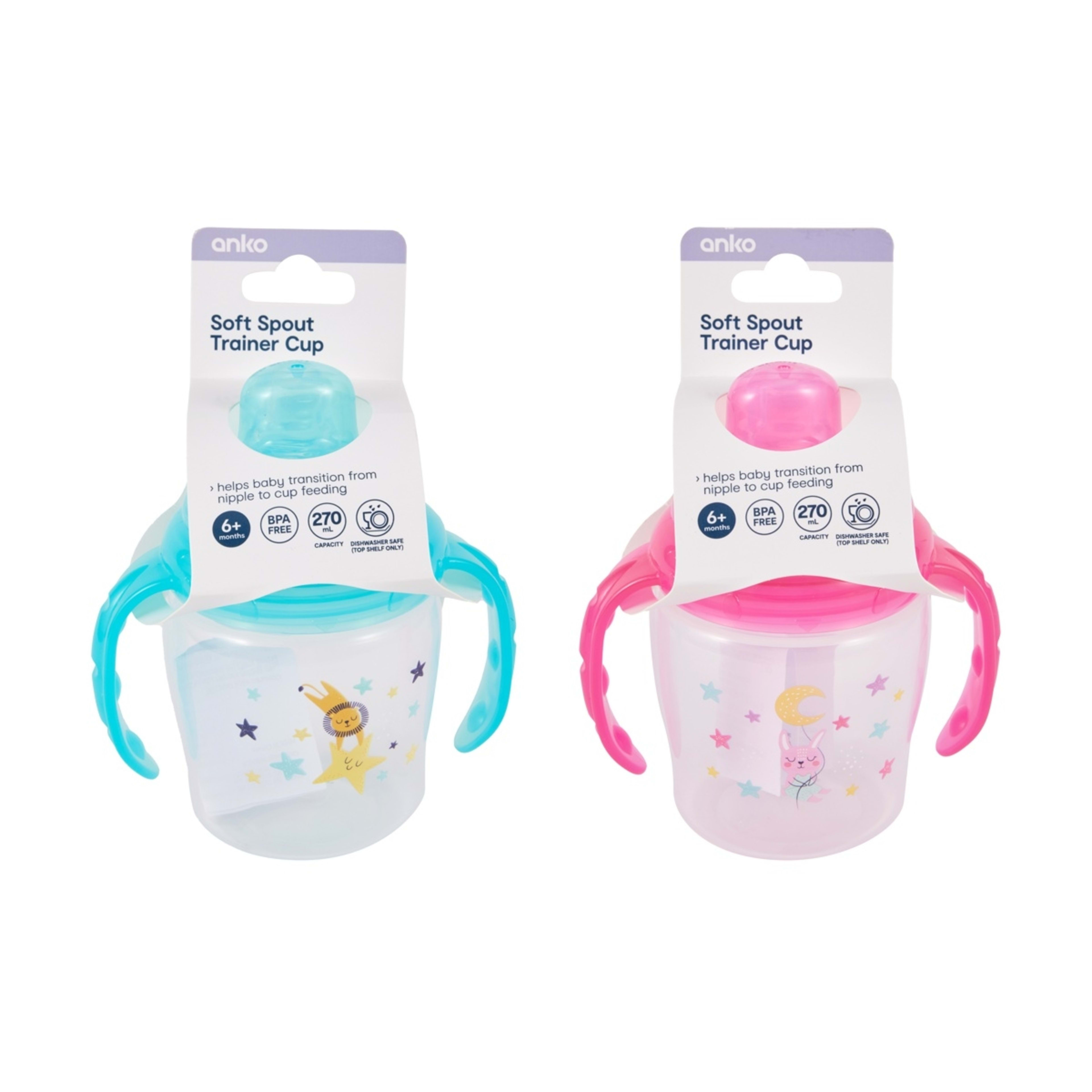 Soft Spout Trainer Cup - Assorted - Kmart
