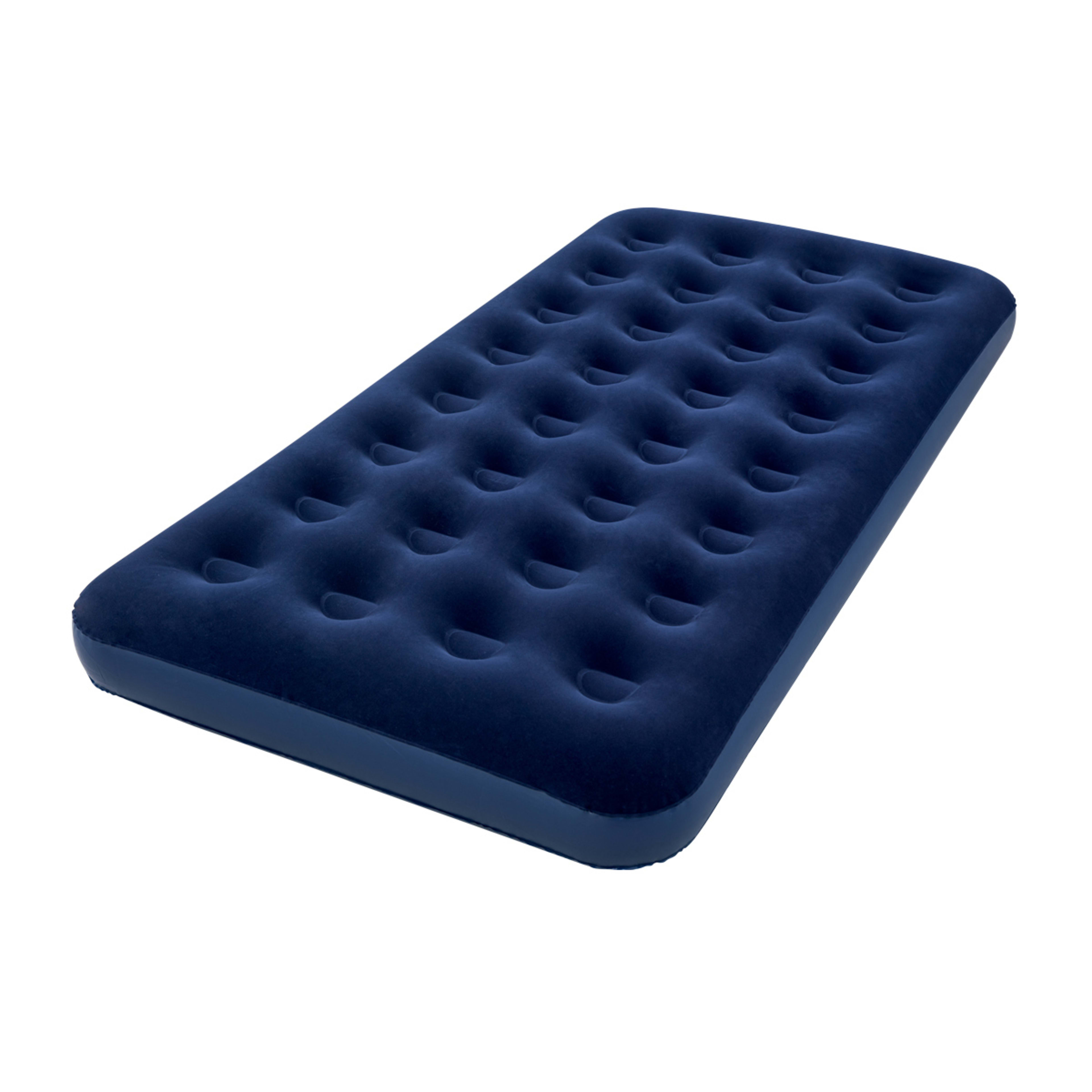 Flocked Air Mattress - Navy, King Single Bed - Kmart
