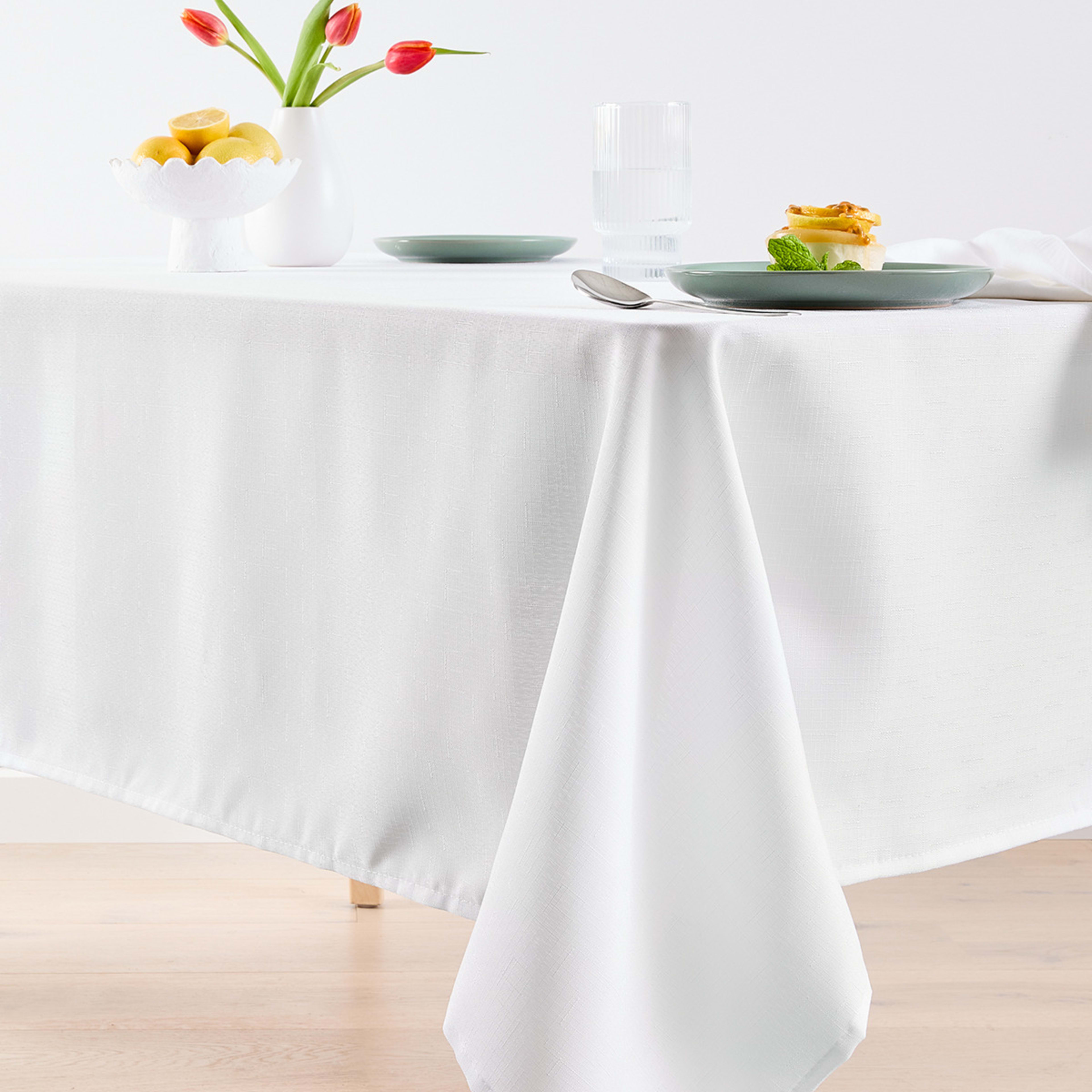 White Extra Large Tablecloth - Kmart