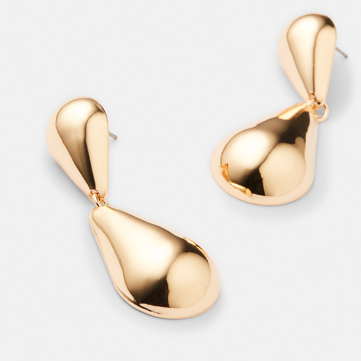 Hourglass Drop Earrings - Gold Tone - Kmart