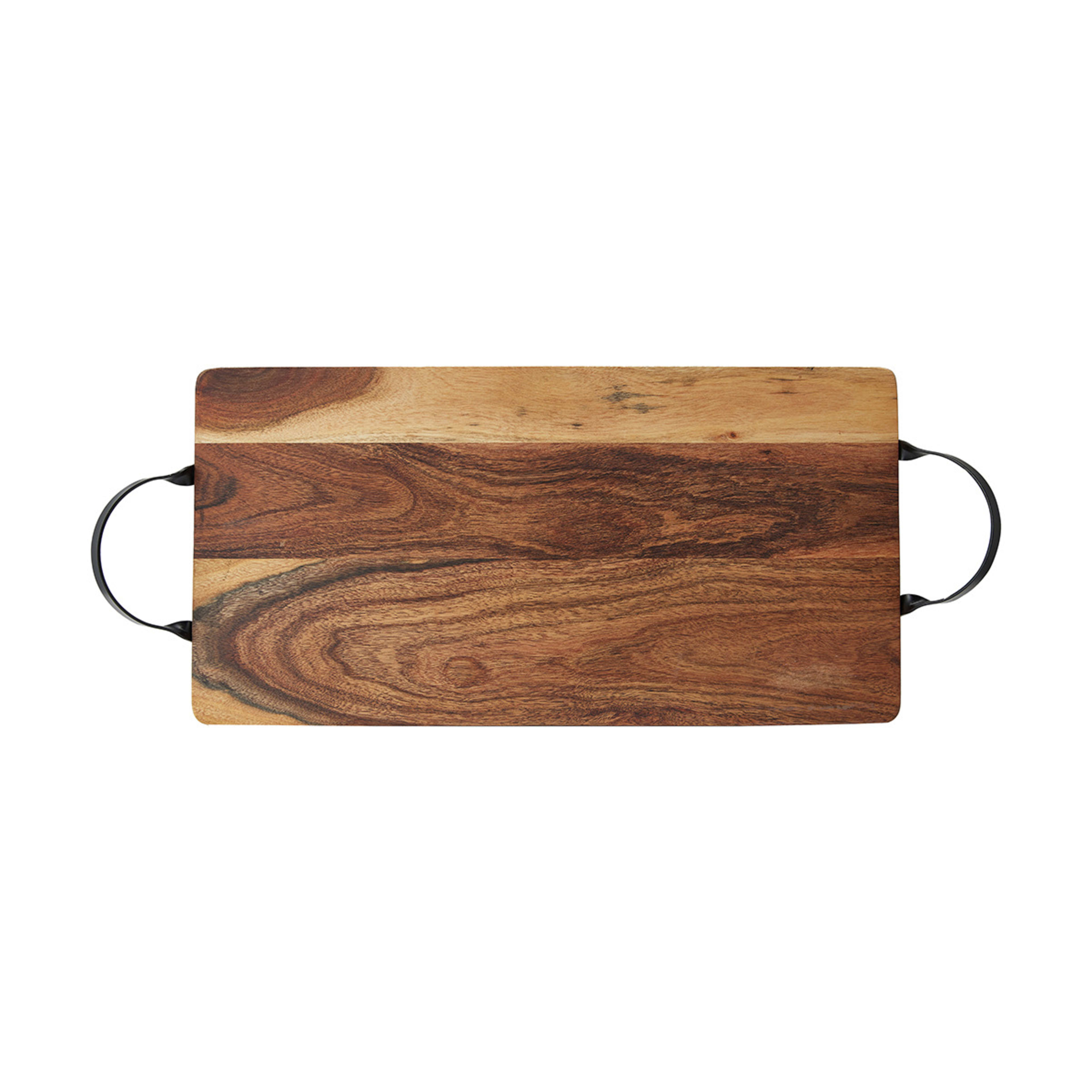 Wooden Serving Board with Handles - Kmart