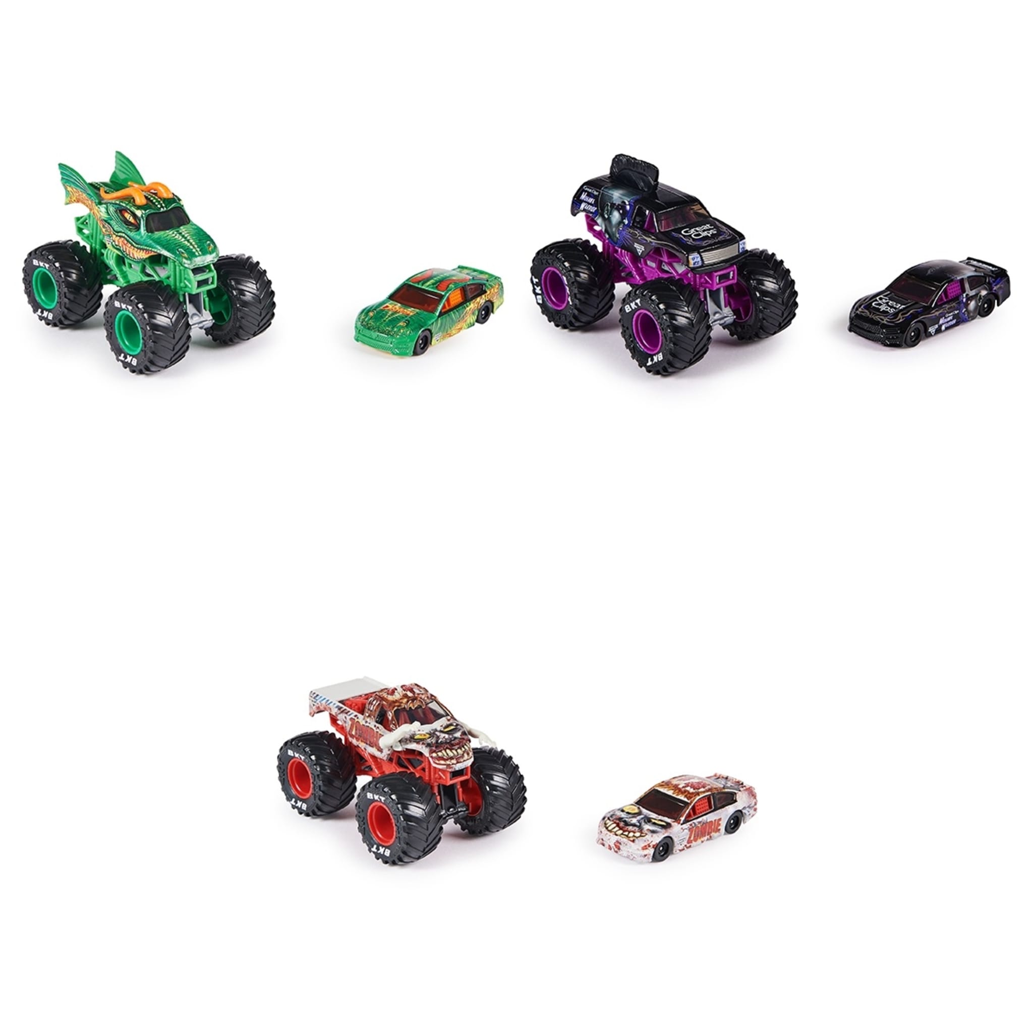 Monster Jam 1:64 Scale Truck and Race Car Set - Assorted - Kmart
