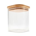 800ml Glass Container with Bamboo Lid - Kmart