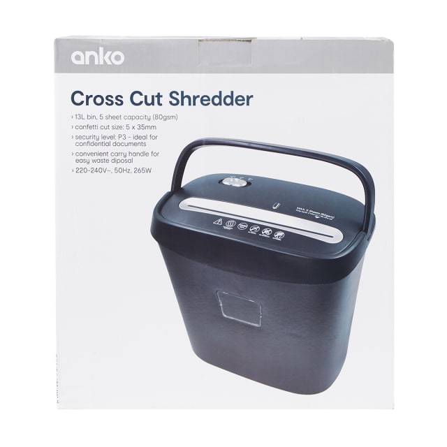 Cross Cut Shredder - Kmart