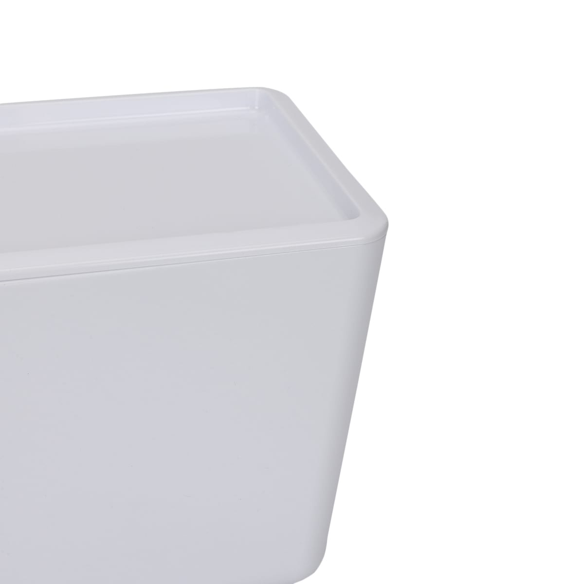 5L Smooth and Shiny Plastic Tub - White - Kmart
