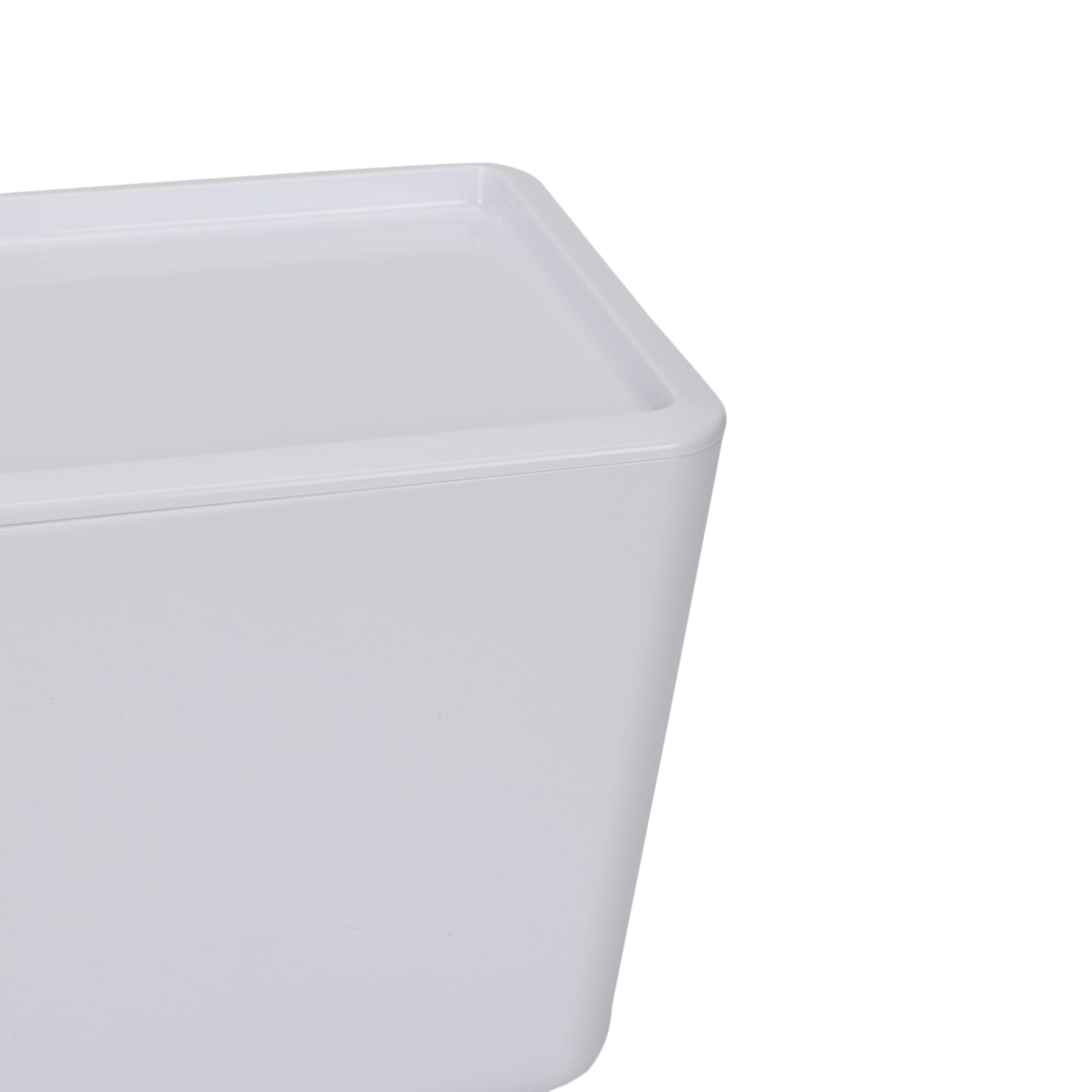 5L Smooth and Shiny Plastic Tub - White - Kmart
