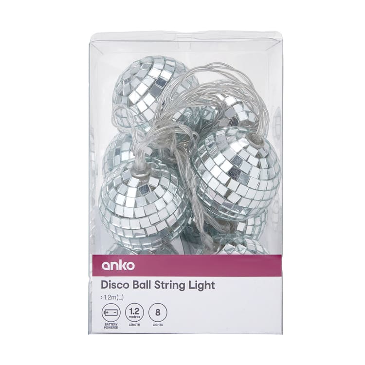 Disco Ball String Light - Kmart