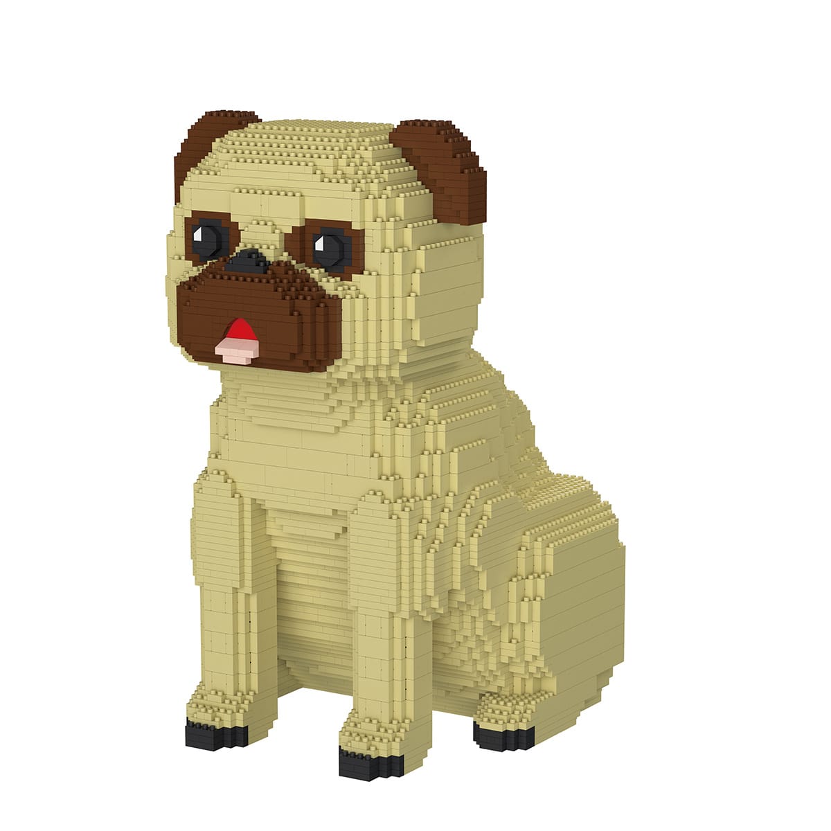 3178 Piece Mini Blocks Animal Series: Giant Pug - Kmart
