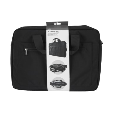 15in. Laptop Bag - Black - Kmart