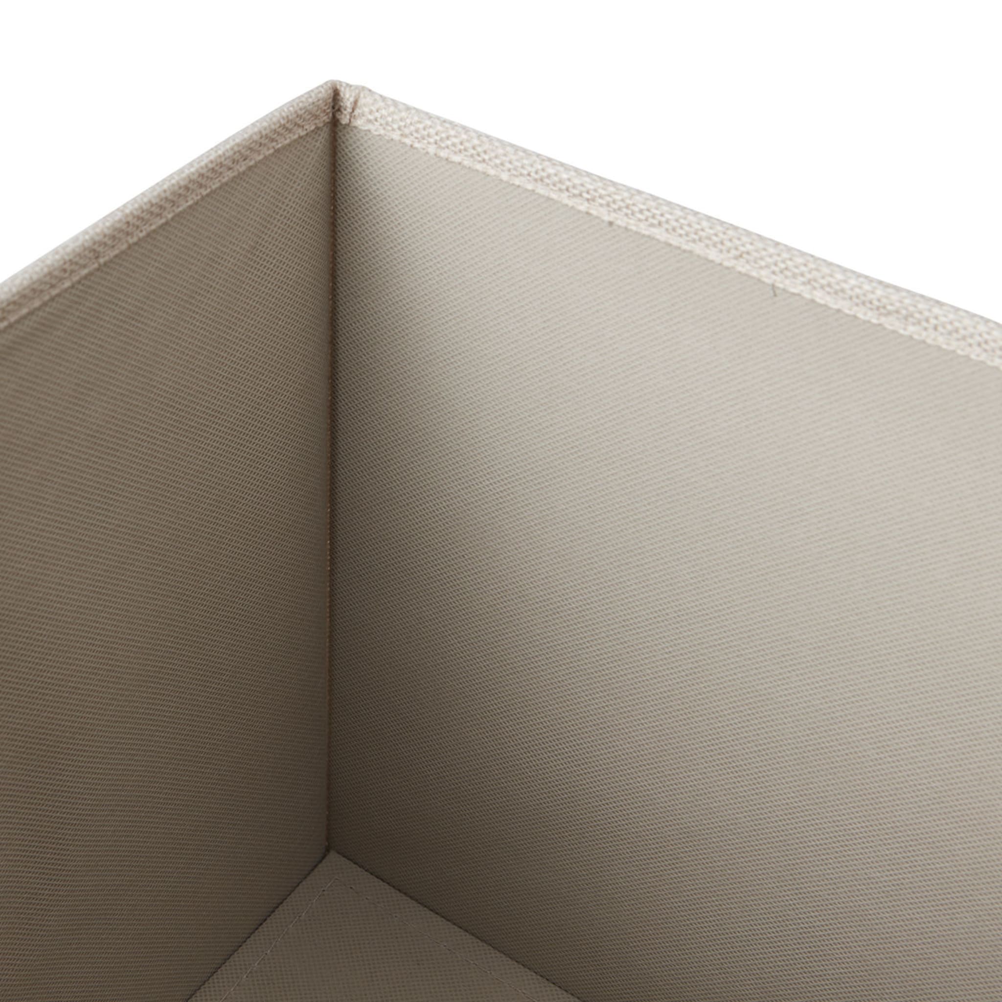 Linen Look Storage Box - Kmart