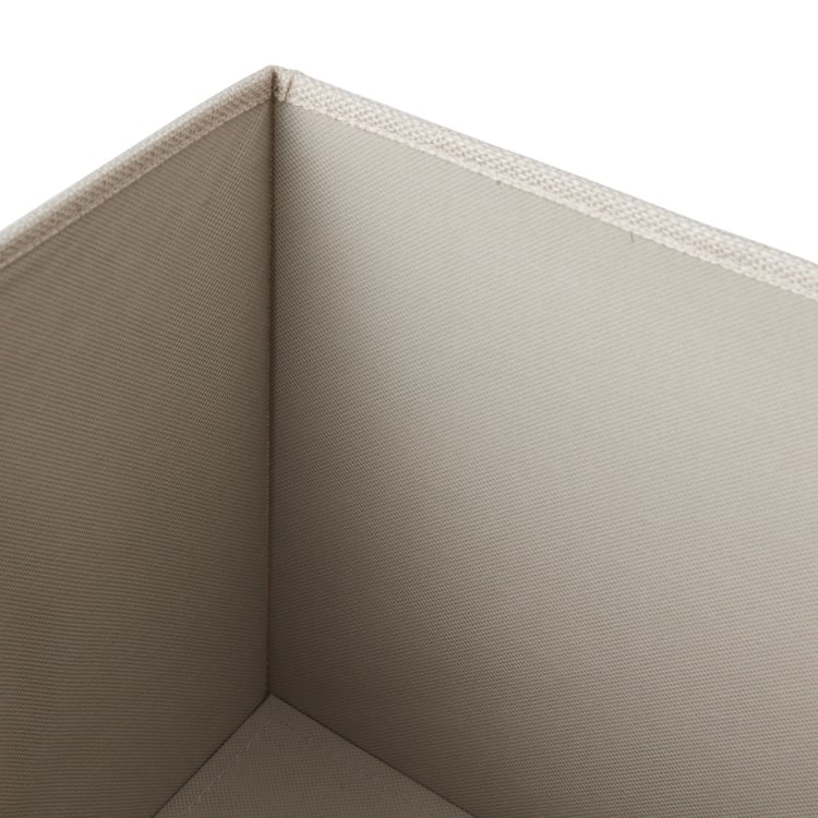 Linen Look Storage Box - Kmart